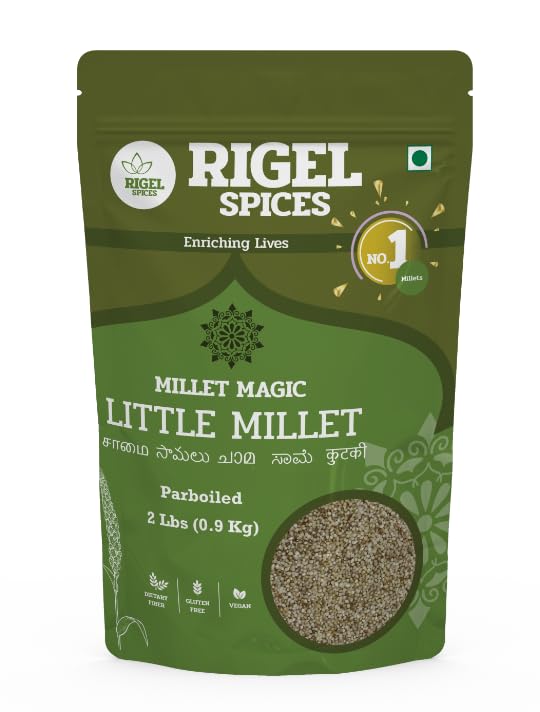 Amazon.com : Rigel Spices Little Millet | 1lb resealable pack | Samai ...