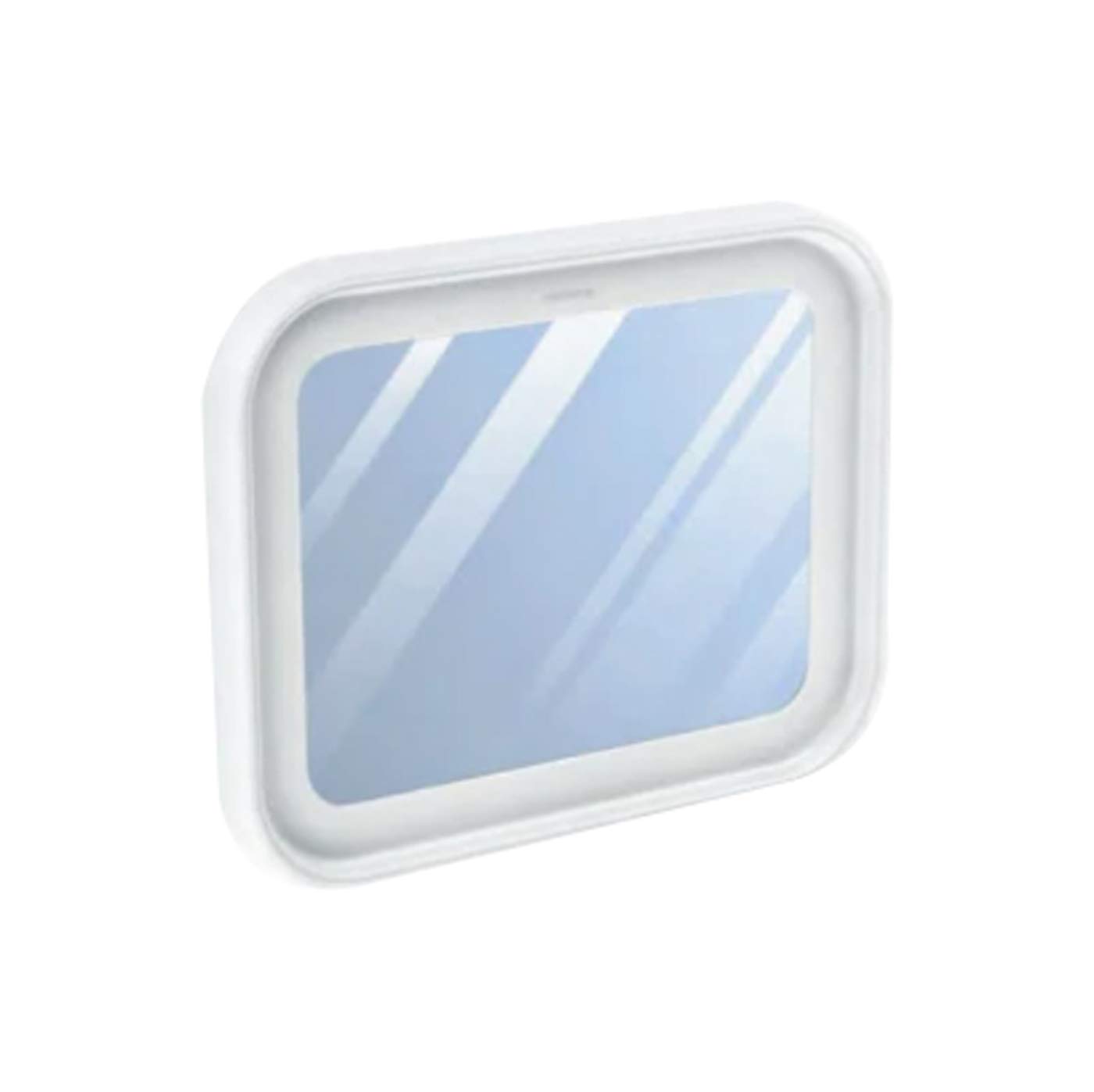 Watertec PVC Plastic Rectangular Mirror |White : Amazon.in: Home & Kitchen