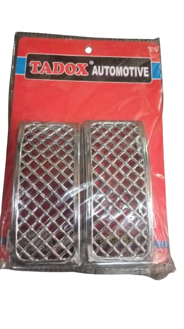 Chrome Decorative Grill Mesh Type Car Side Fender Indicators Covers Air ...