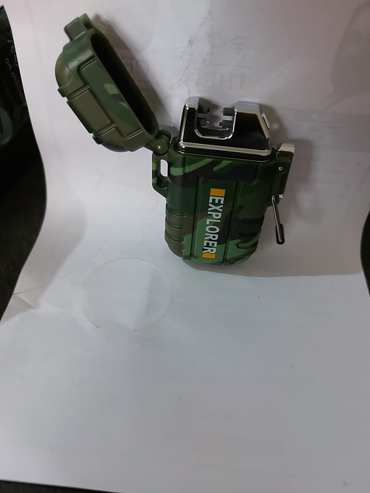 LcFun Waterproof Lighter Outdoor Windproof Lighter Dual Arc Lighter ...