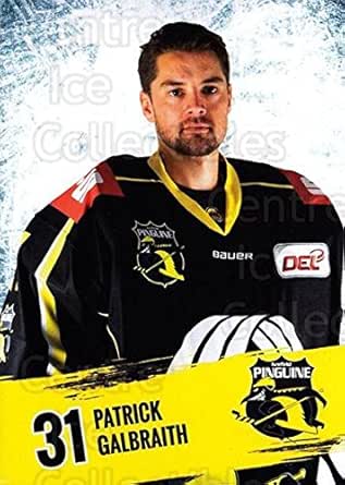 Amazon.com: (CI) Patrick Galbraith Hockey Card 2016-17 German Krefeld ...