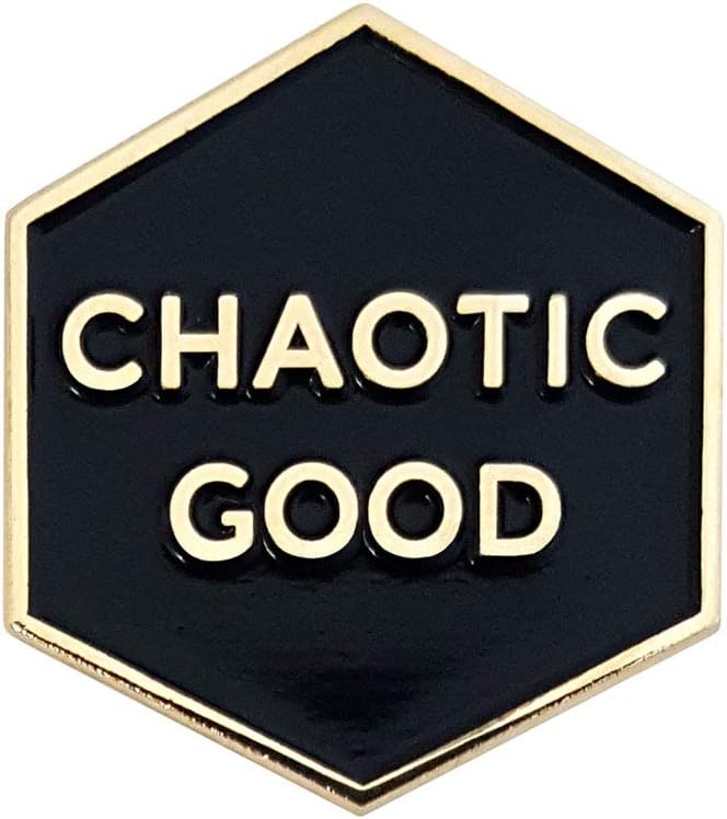 Amazon.com: Pinsanity Chaotic Good Enamel Lapel Pin : Clothing, Shoes ...