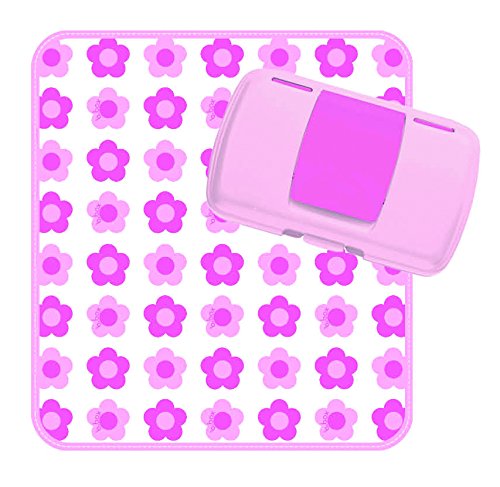 Amazon.com : b.box Diaper Wallet | Flower Power Pattern Easy-to-Clean ...