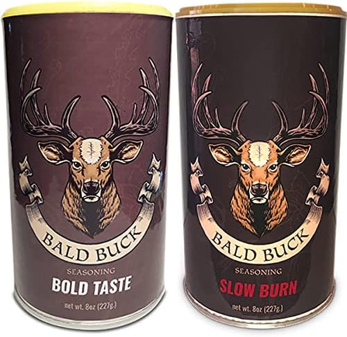 Amazon.com : Bald Buck Seasoning: Bold Taste & Slow Burn Combo (Pack of ...