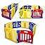 Amazon.com : Kidzone Baby Playpen Kids 8 Panel Safety Play Center Yard ...