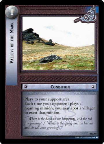 Amazon.com: LOTR TCG TTT TWO TOWERS FOIL VALLEYS OF THE MARK 4R293 ...