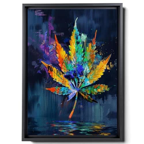 Amazon.com: Relax Marijuana Colorful Art Print Decor, Inspirational and ...