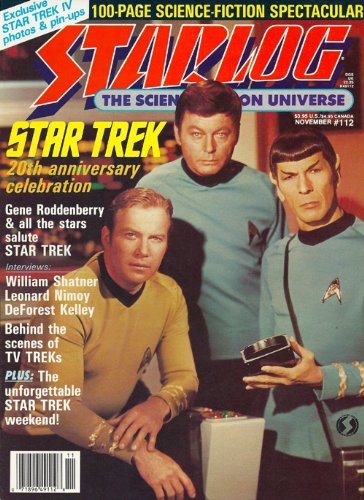 Starlog: The Science Fiction Universe, No. 112, Nov. 1986: NA, Color ...