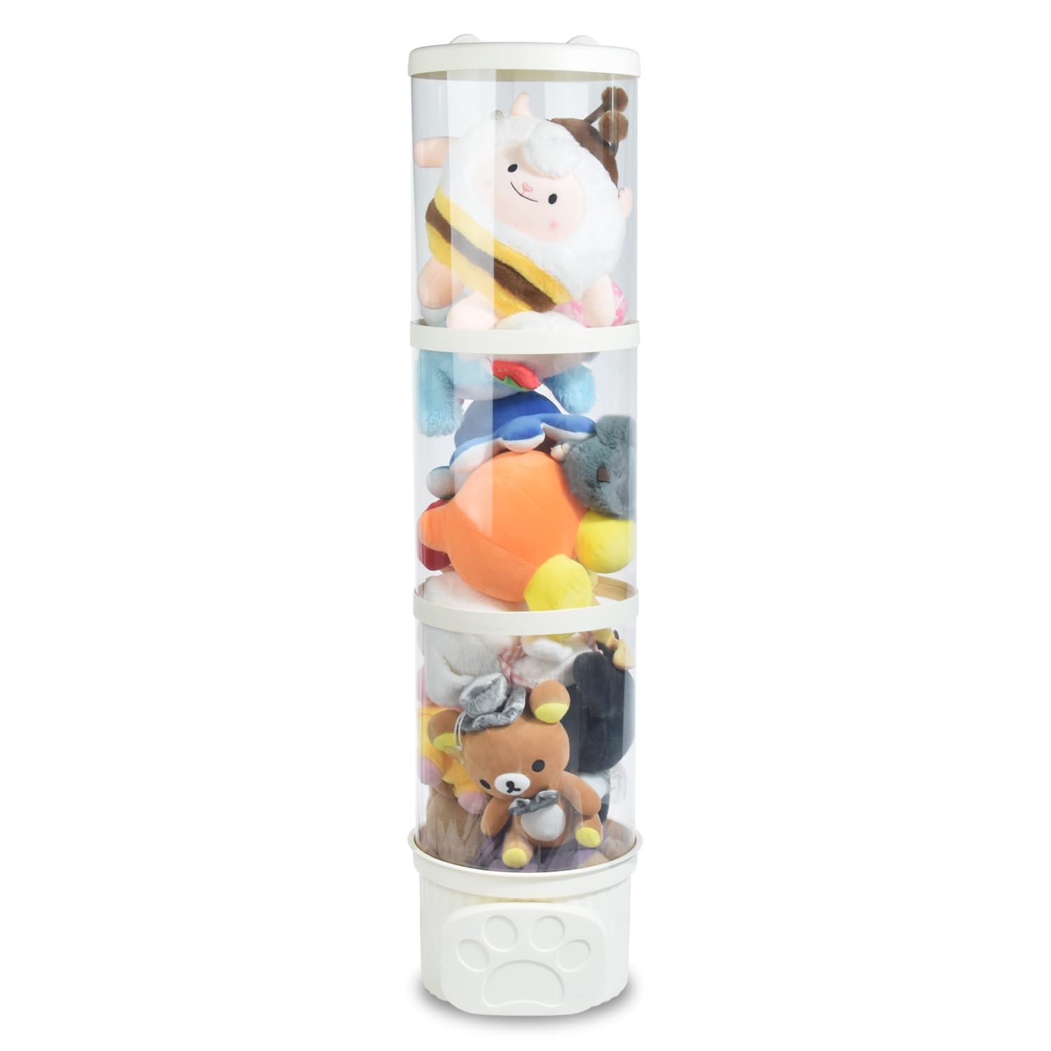 Amazon.com: REANRO Stuffed Animal Storage Tube Organizer, Doll Storage ...