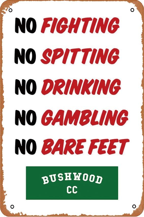 Amazon.com: Caddyshack Rules Sign - Caddyshack Poster - Movie Poster ...