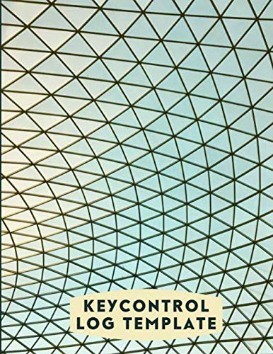 Key Control Log Template: Large Key Access Control Management Logbook ...