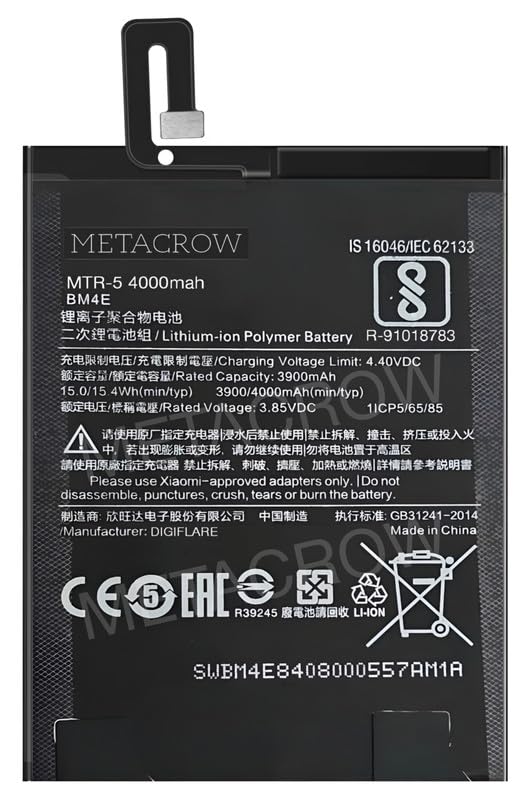 Original BM4E Battery Compatible with Xiaomi Poco F1 / Pocophone F1 ...