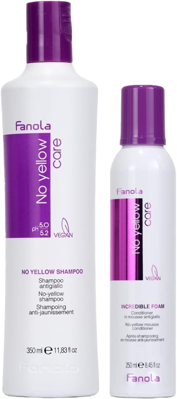 Amazon.com : Fanola Color Depositing Purple Shampoo Toner Bundle with ...