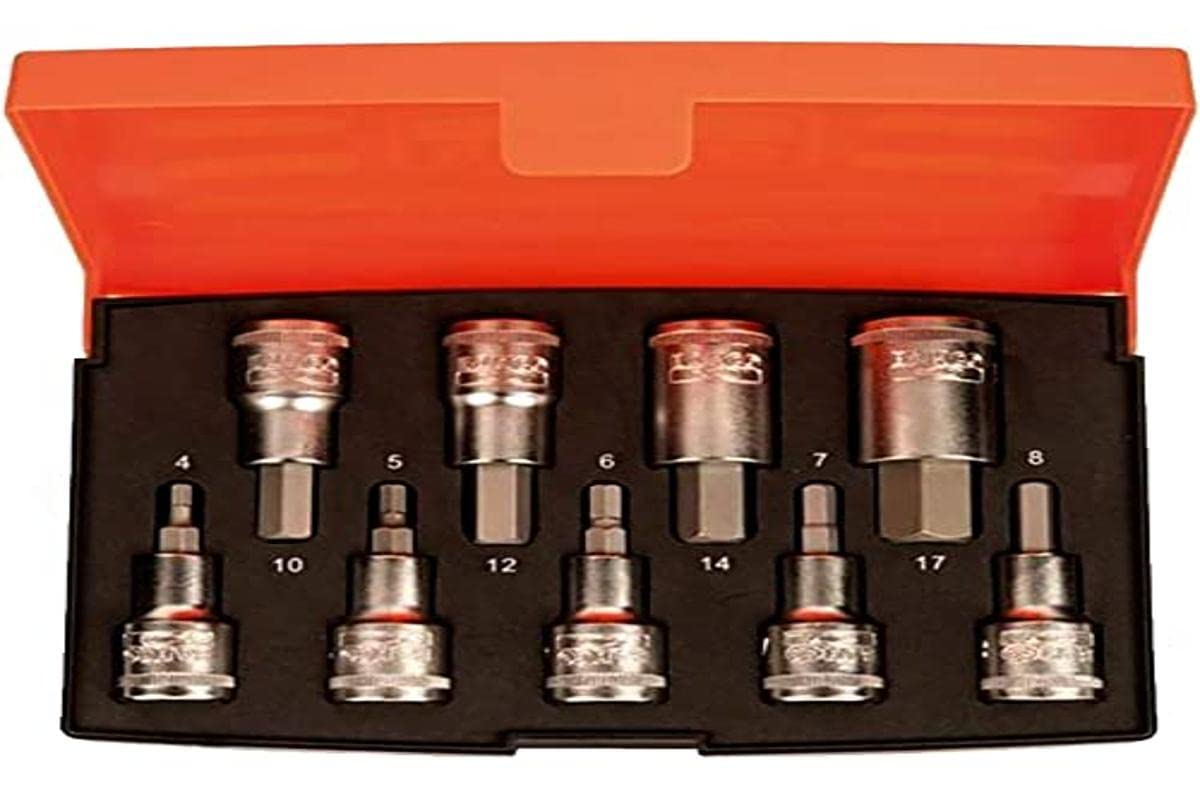 S9HEX 1/2in Drive Socket Set of 9 Metric : Amazon.co.uk: DIY & Tools