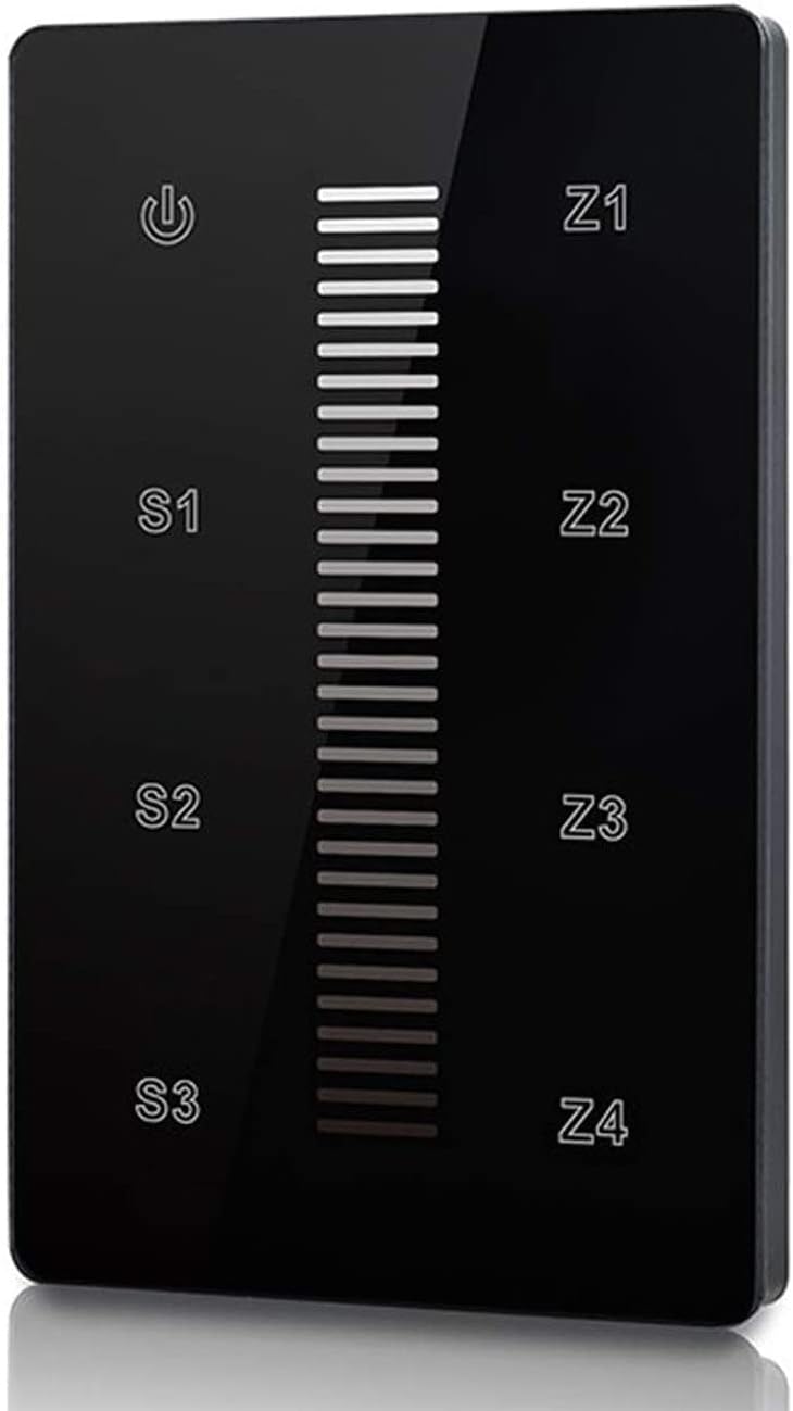 Amazon.com: SIRS-E White & Single Color LED Touch DMX Wall Mount Controller (Black) : Musical ...