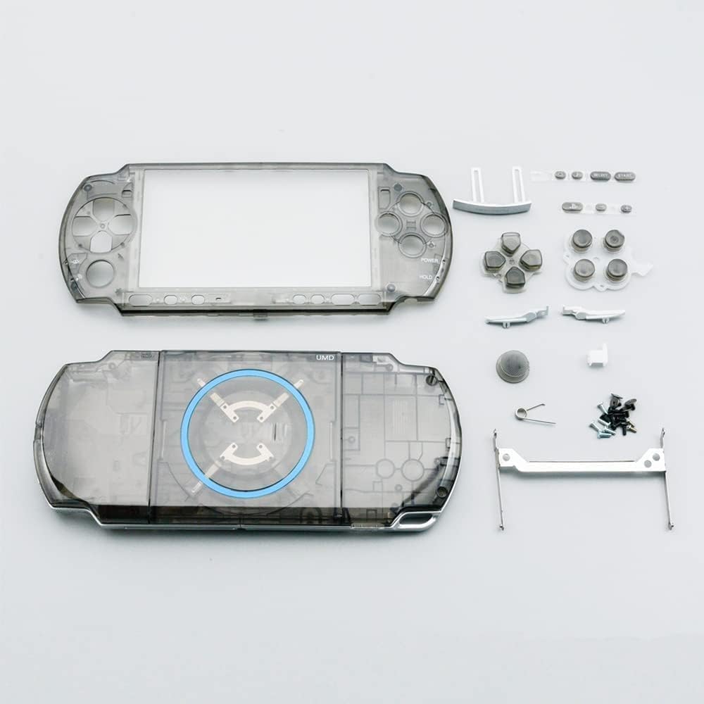 Amazon.com: Clear Housing Shell Cover Case with Buttons for PSP 3000 ...