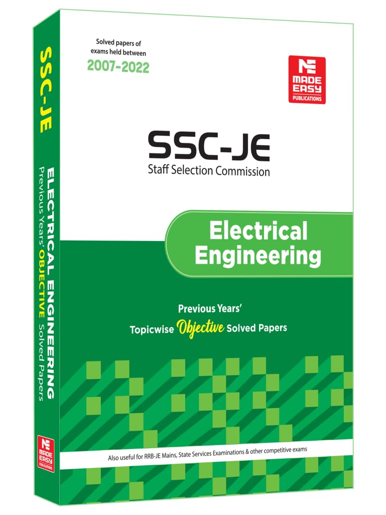 Buy SSC : JE Electrical Engineering (2023)- Previous Year Objective Solved Papers- 1 Book Online ...