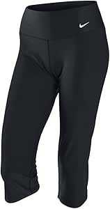 Nike Lady Legend Slim Poly Capri Running Tights - Medium - Black ...