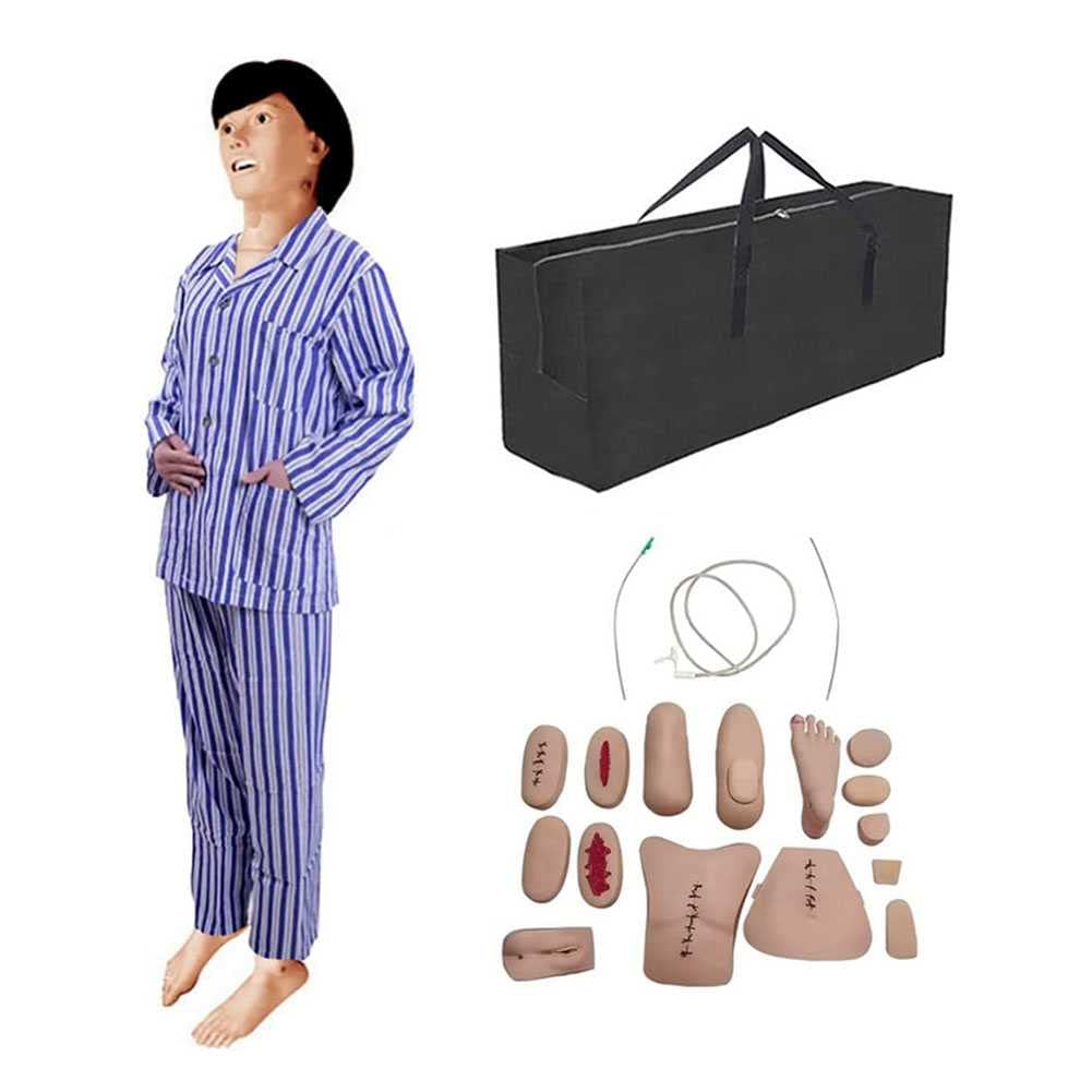 Buy PVC Patient Care Manikin Training CPR Simulator Basic Geri Nursing ...