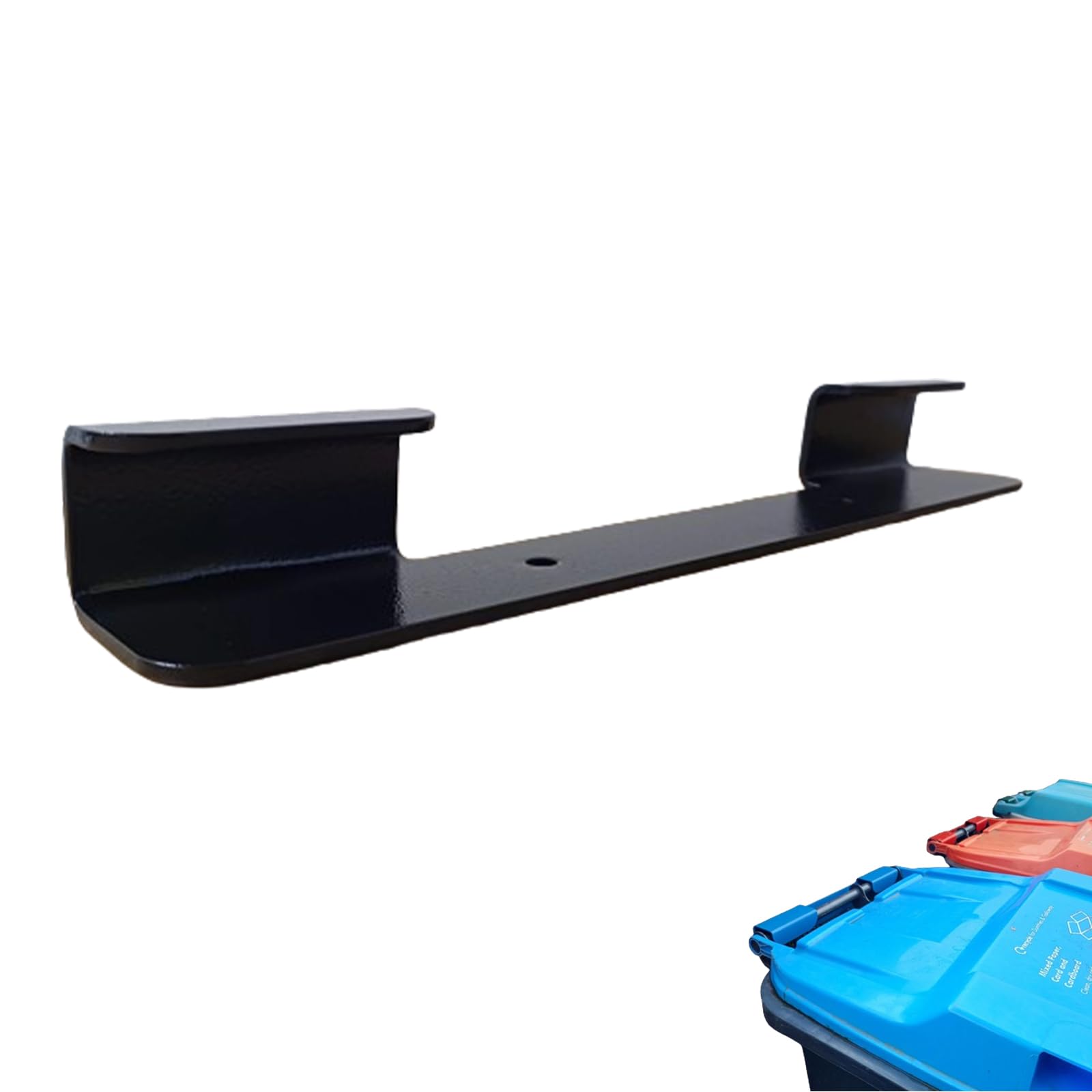2024 New Stee Wheelie Bin Brackets ,Robust Outdoor Bin Holder, Anti ...