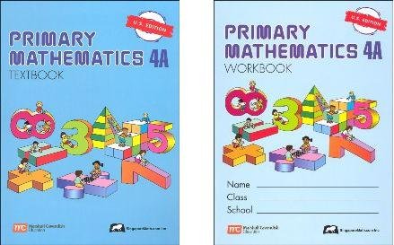 Amazon.com: Primary Mathematics 4A SET with Textbook and Workbook (U.S ...