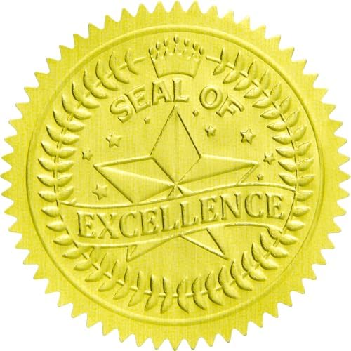 Amazon.com: PaperDirect Deluxe Embossed Achievement Torch Gold Foil ...