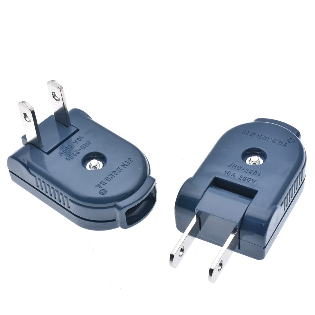 US American 2 Pin AC Electrical Power Male Plug Female Socket Outlet ...