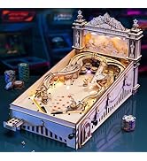 ROWOOD 3D Puzzle Stagecoach Music Box, Wooden Model Kits for Adult to ...