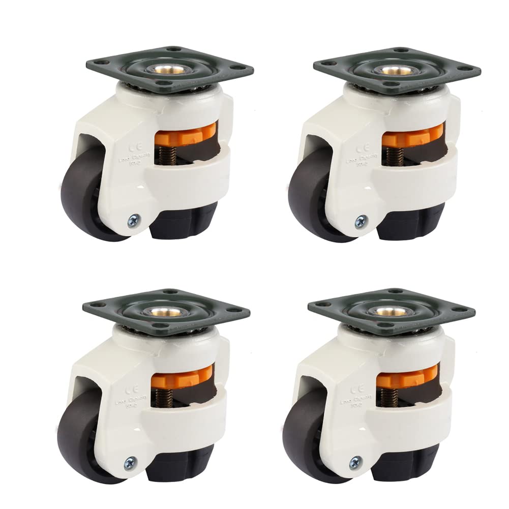Buy Machine Casters Leveling Castor Wheel Heavy Duty 160kg Plate 40F ...