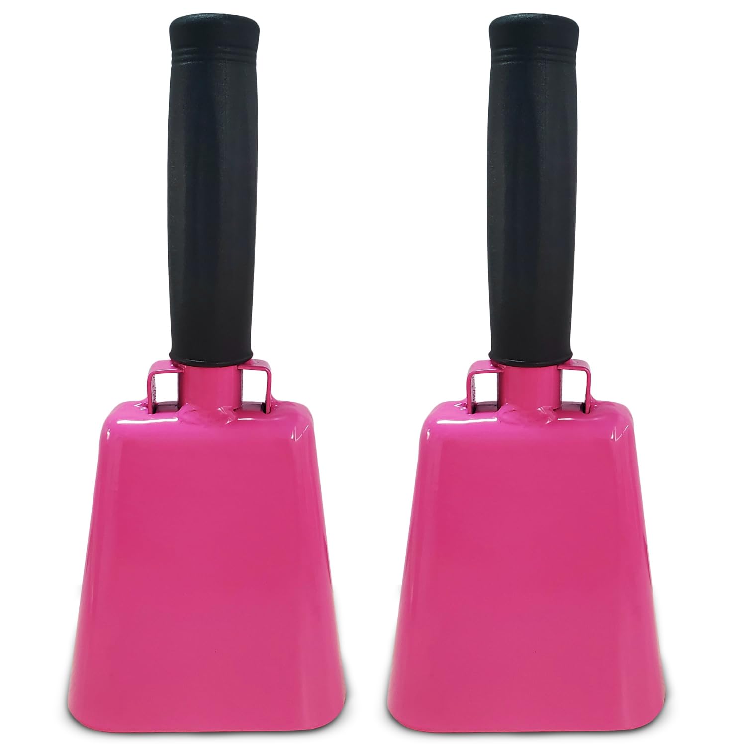Snapklik.com : Deke Home - 2 Pack 7 Inch Steel Cowbells