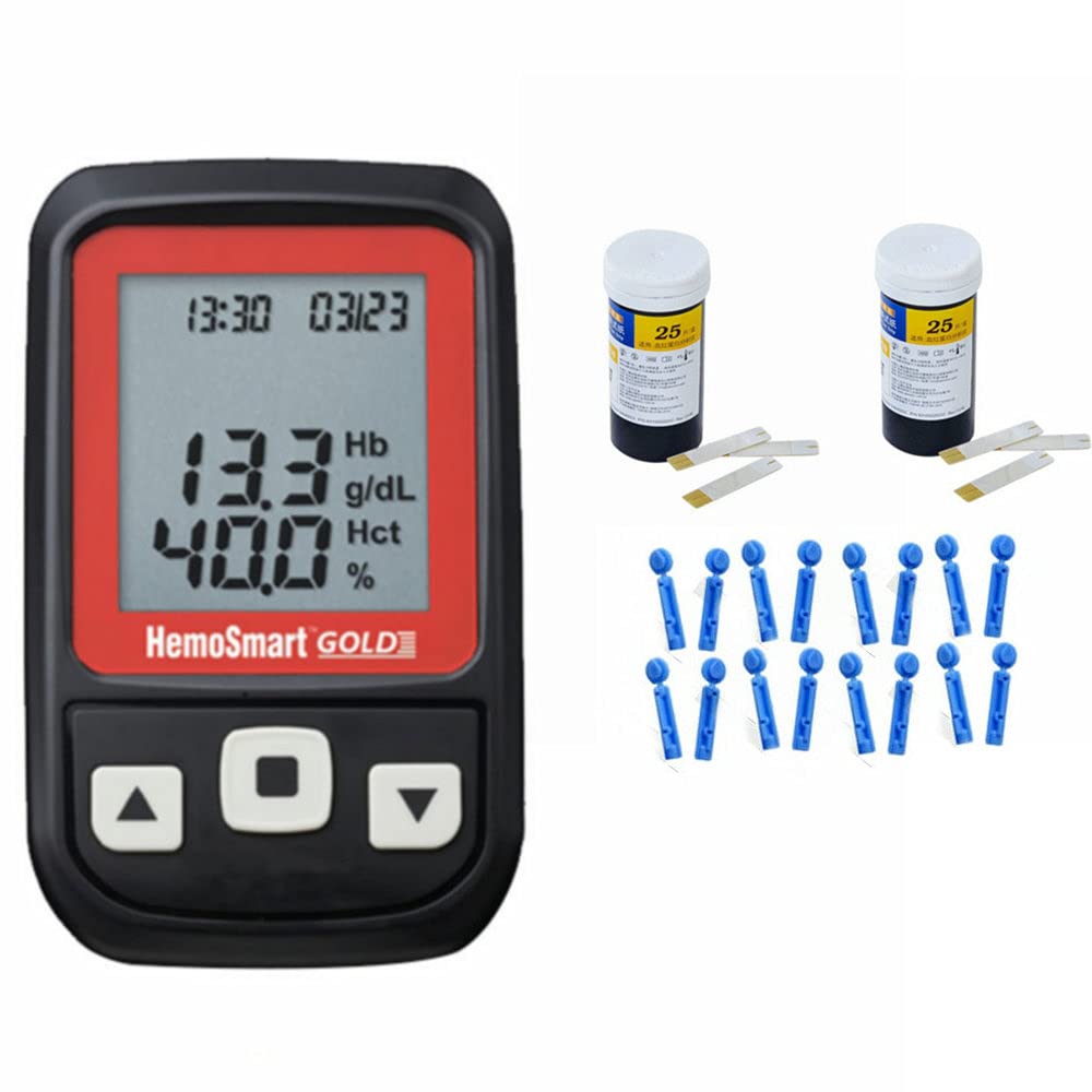 Buy caretuye HB Hemoglobin Meter Hemoglobin Test Meter Kit Hemoglobin ...