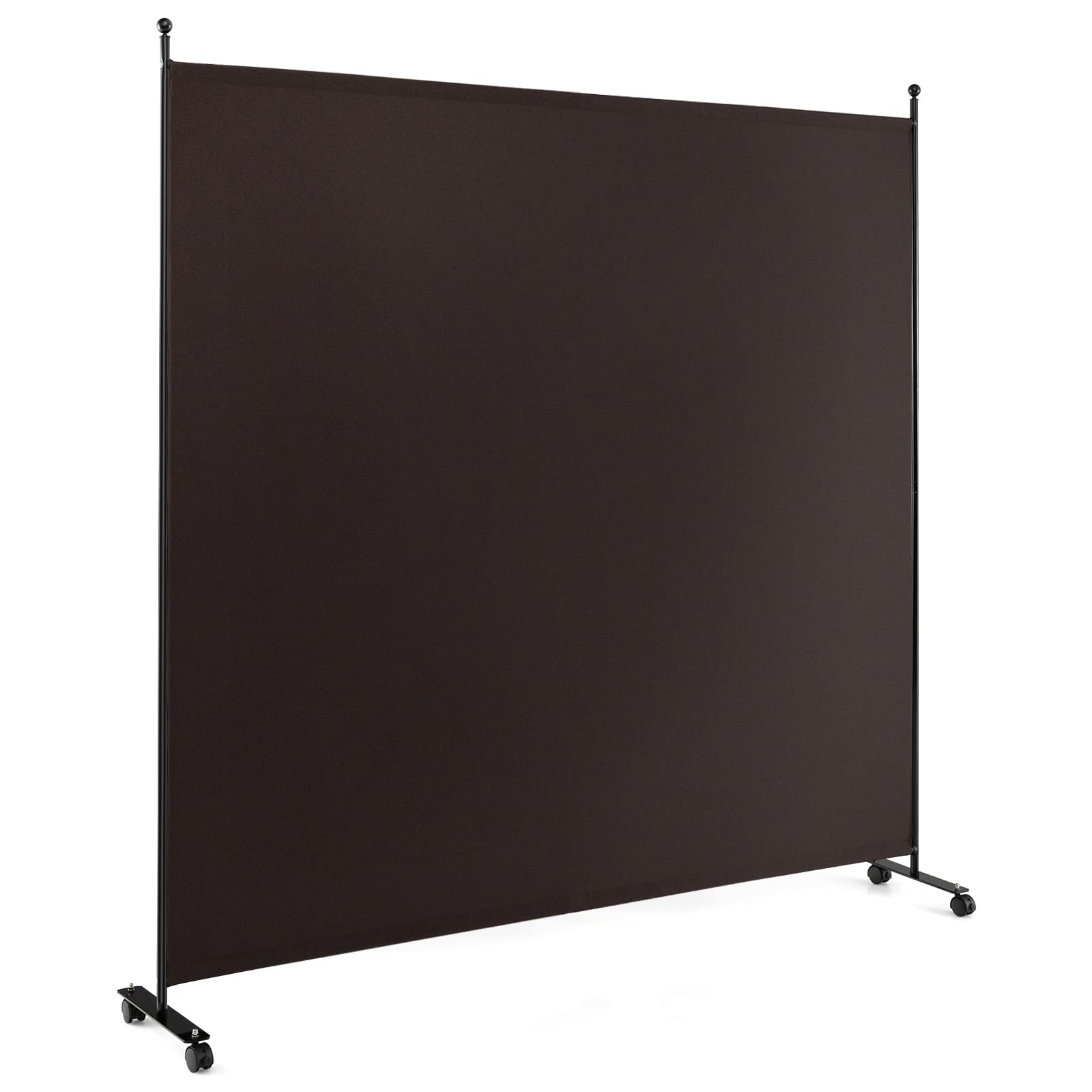 Amazon.com: LDAILY 6FT Single Panel Rolling Room Divider, 73" Wide ...