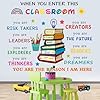 Amazon.com: You Entry This Classroom Wall Art Sticker Peel and Stick ...