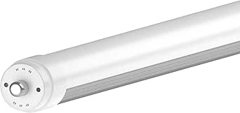 BLKKAP 72 in. (6 ft.) T12 LED Tube Light, FA8 Single Pin Base, 35W, 3850Lm, 4100K Cool White ...