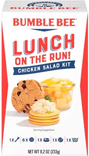 Amazon.com : Bumble Bee Lunch On The Run Chicken Salad with Crackers Kit - Ready to Eat ...