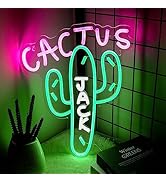 Cactus Jack LED Neon Sign - Decor Dimmable Green Jack Cactus Neon Light ...