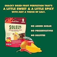 Amazon.com: SOLELY Organic Dried Mango Strips with Chili and Salt, 2.8 ...