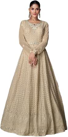 Amazon.com: Reception Ceremony Wear Salwar kameez Anarkali Gwon Suits ...