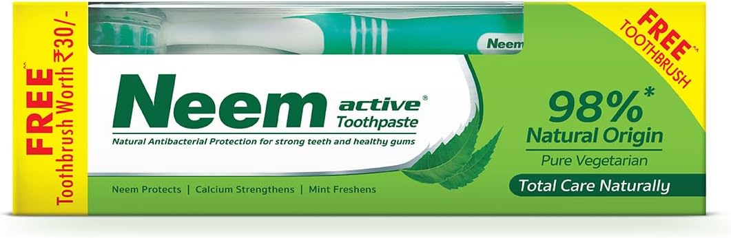 Amazon.com : Neem Active Toothpaste 100 Grams Pack of 3 : Health ...