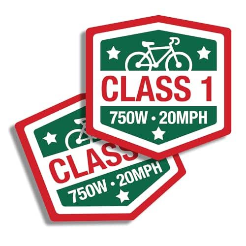 Amazon.com: Ebike Sticker Decal (Class 1, 2, 3) – 250W, 350W, 500W ...