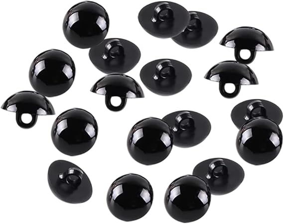 Amazon.com: ccHuDE 100 Pcs 15mm Safety Eyes Buttons Stuffed Animals ...