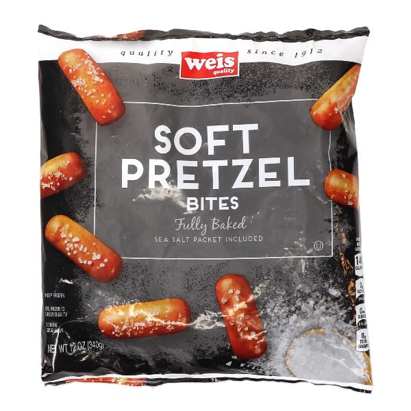 Amazon.com: Weis Quality, Frozen Pretzels Fully Cooked Soft Pretzel ...