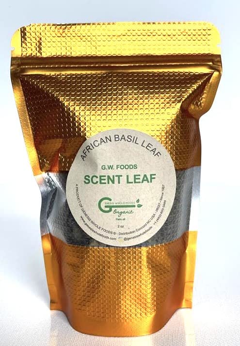 Amazon.com : G. W. Foods African Scent Leaf 2oz Efirin Daidoya Nigerian ...