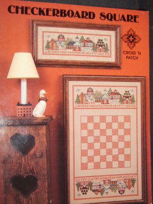 Checkerboard Square Cross 'N Patch: Emie Bishop: Amazon.com: Books