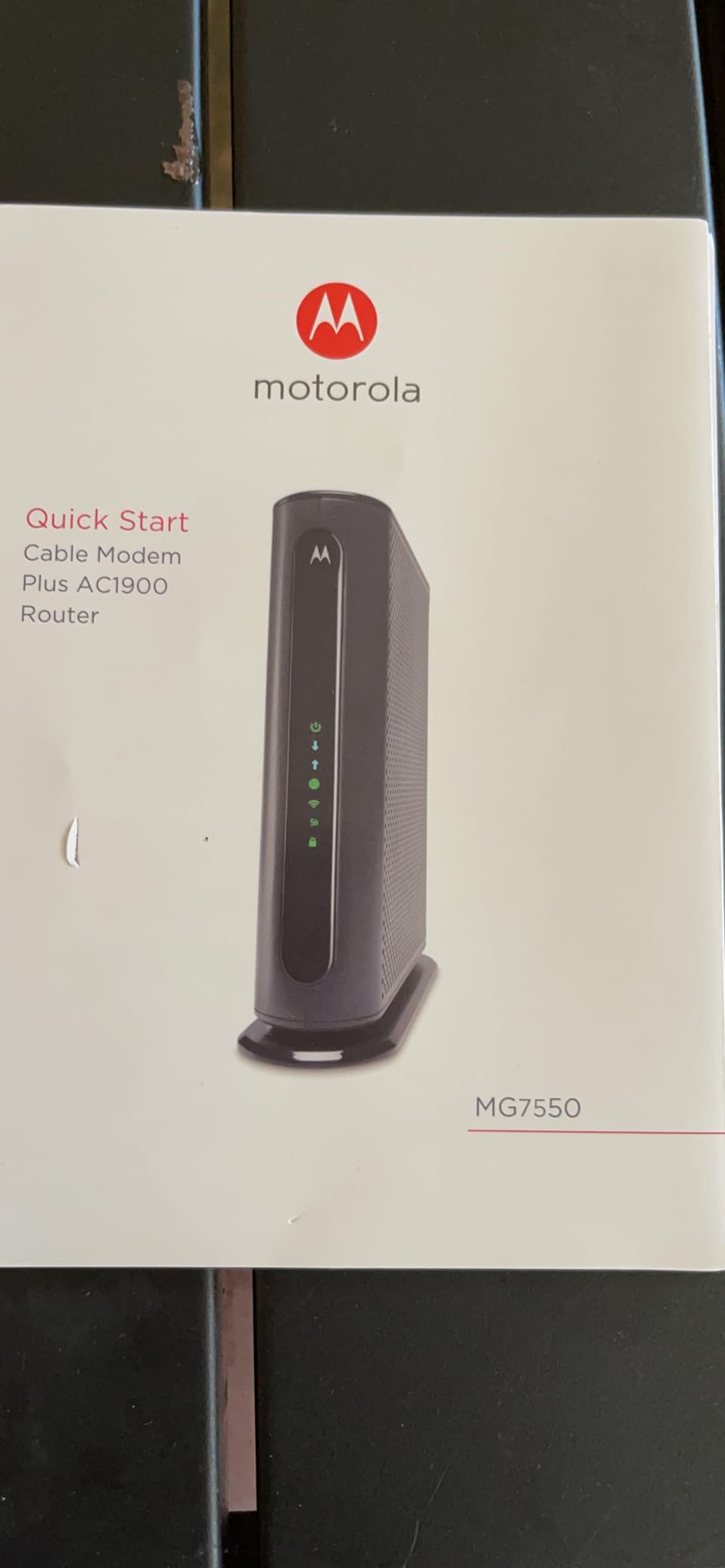 Amazon.com: Motorola MG7550 Modem Wi-Fi Router Combo with Power Boost ...