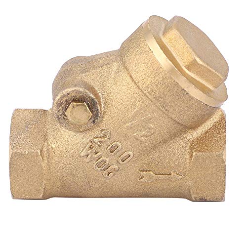 Check valve NPT 1/2 inch thread brass check valve Y-type one-way check ...