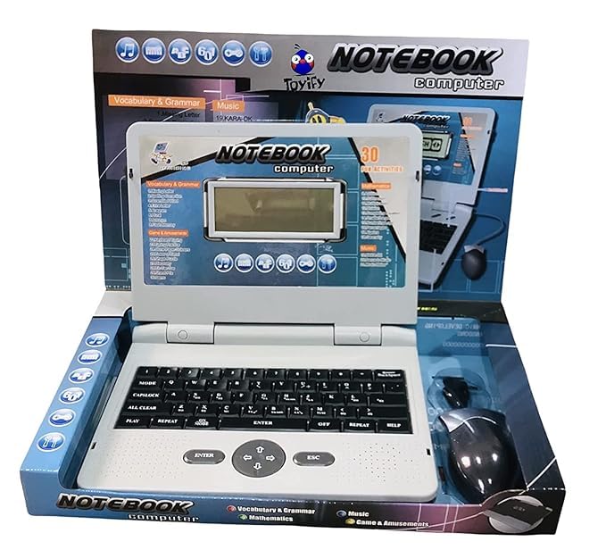 SHOWBIZZ 30 Activity Learning Machine Laptop Educational Toys for Kids ...