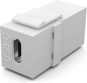 HB-DIGITAL Keystone Module with USB-C Female | Multimedia Keystone for ...