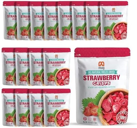 Amazon.com: MAG Frozen Fruit Snacks Mixed Fruits Strawberyy Apple ...