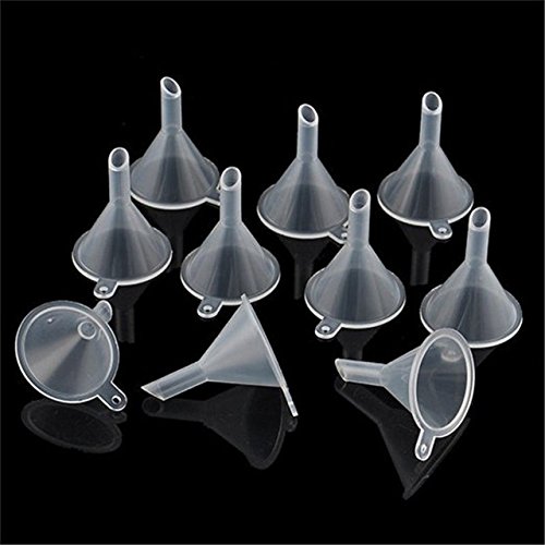 Buy Atoz prime Realand 20pcs/lot Plastic Clear Small Mini Funnel for ...